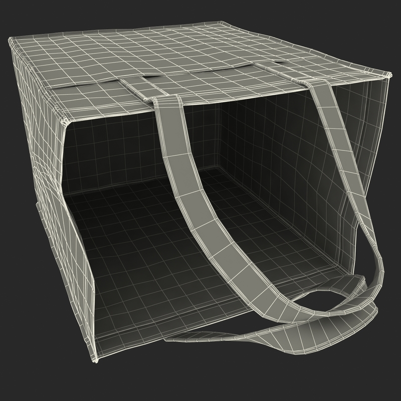 tote bag 3d model