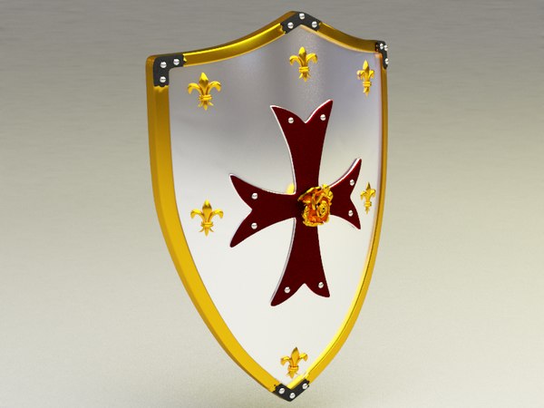 shield crusader 3d model