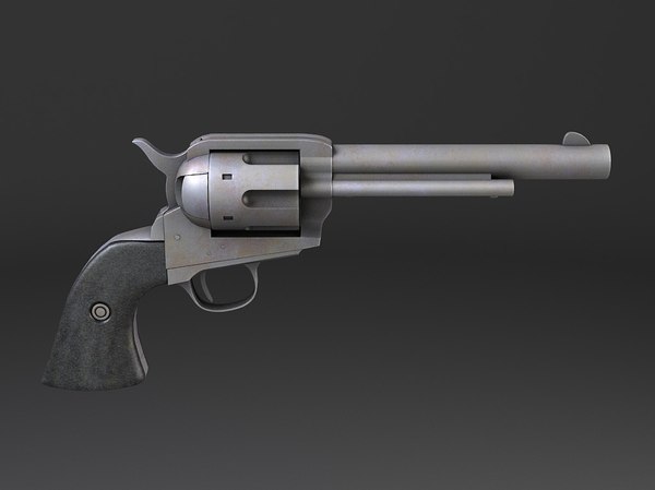 3d model colt peacemaker revolver