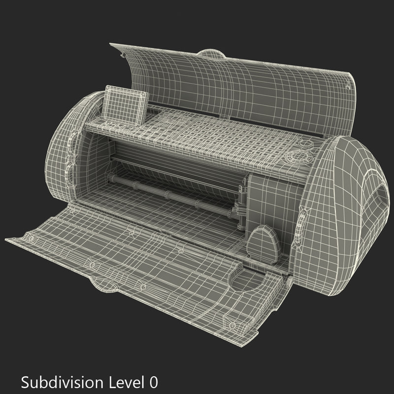 cricut expression electronic cutting 3d model