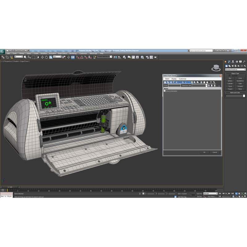 cricut expression electronic cutting 3d model