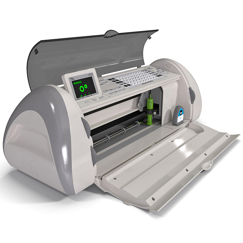 cricut expression electronic cutting 3d model