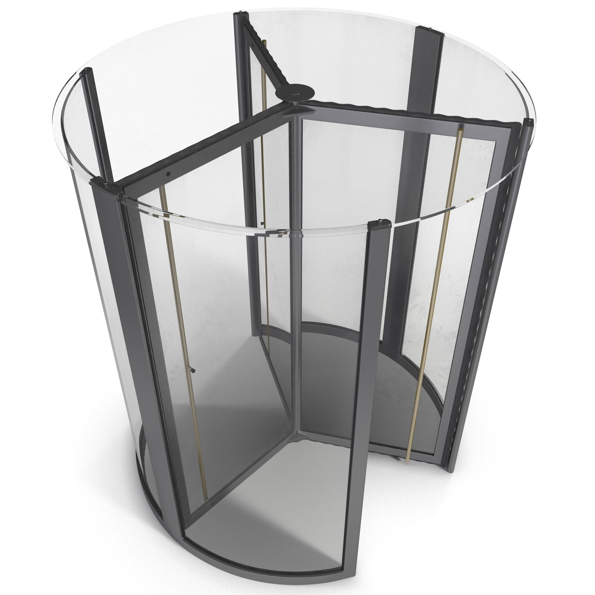 3d model revolving door