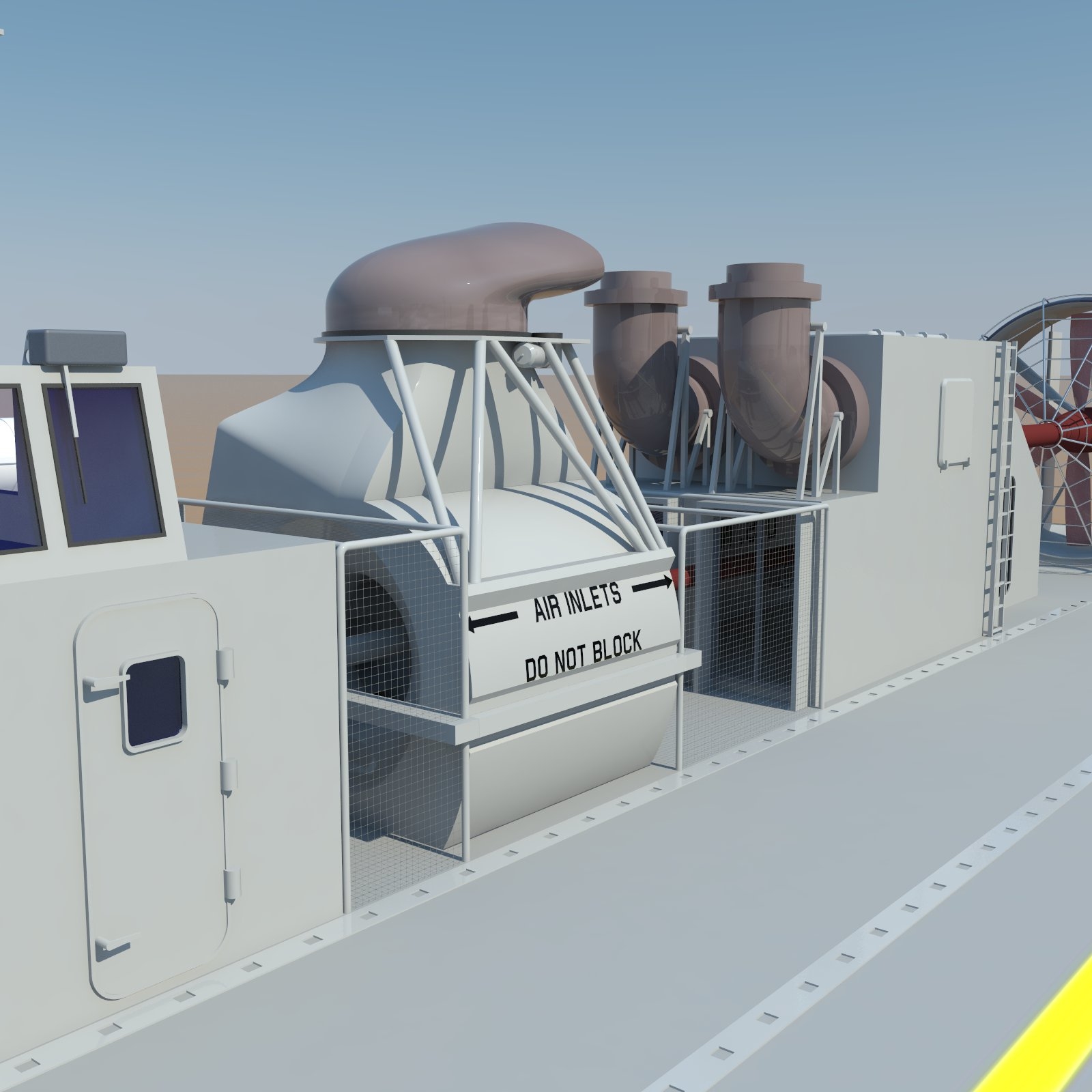 ship shore connector 3ds