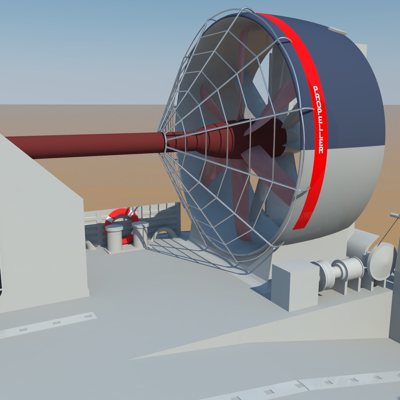 ship shore connector 3ds