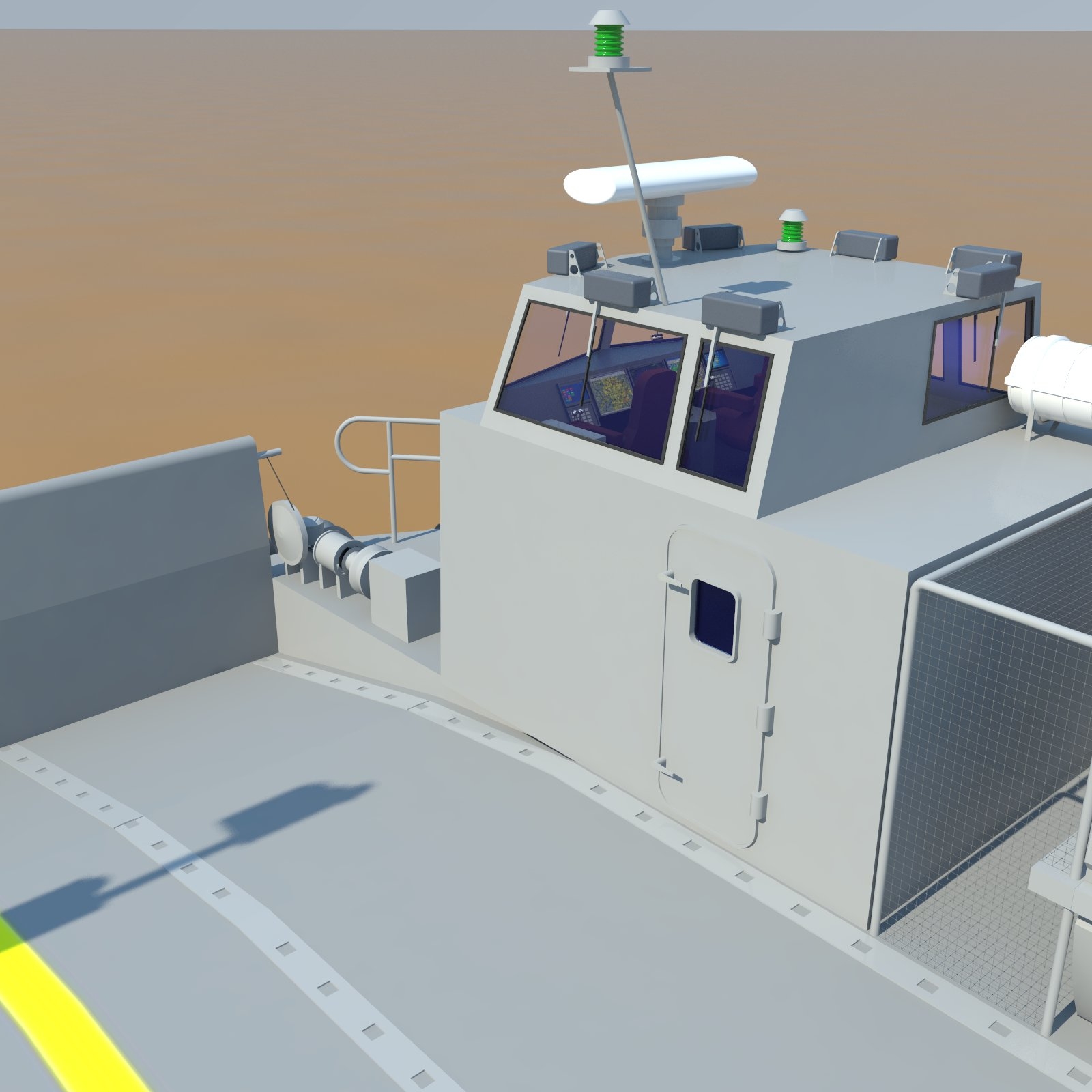 ship shore connector 3ds