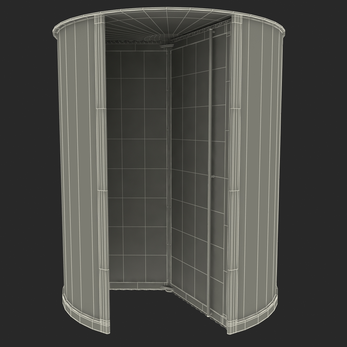 3d model revolving door