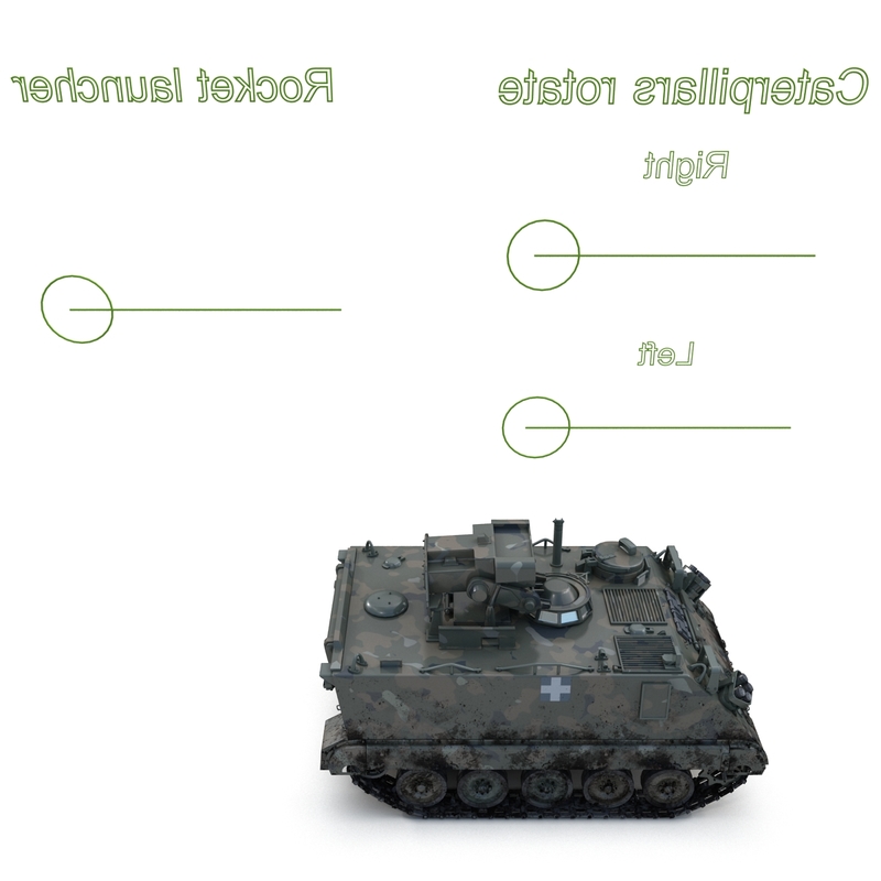 army armored vehicle m901 3d model