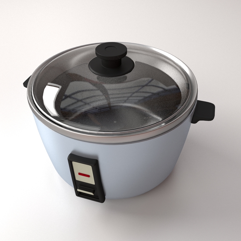 3d model rice cooker