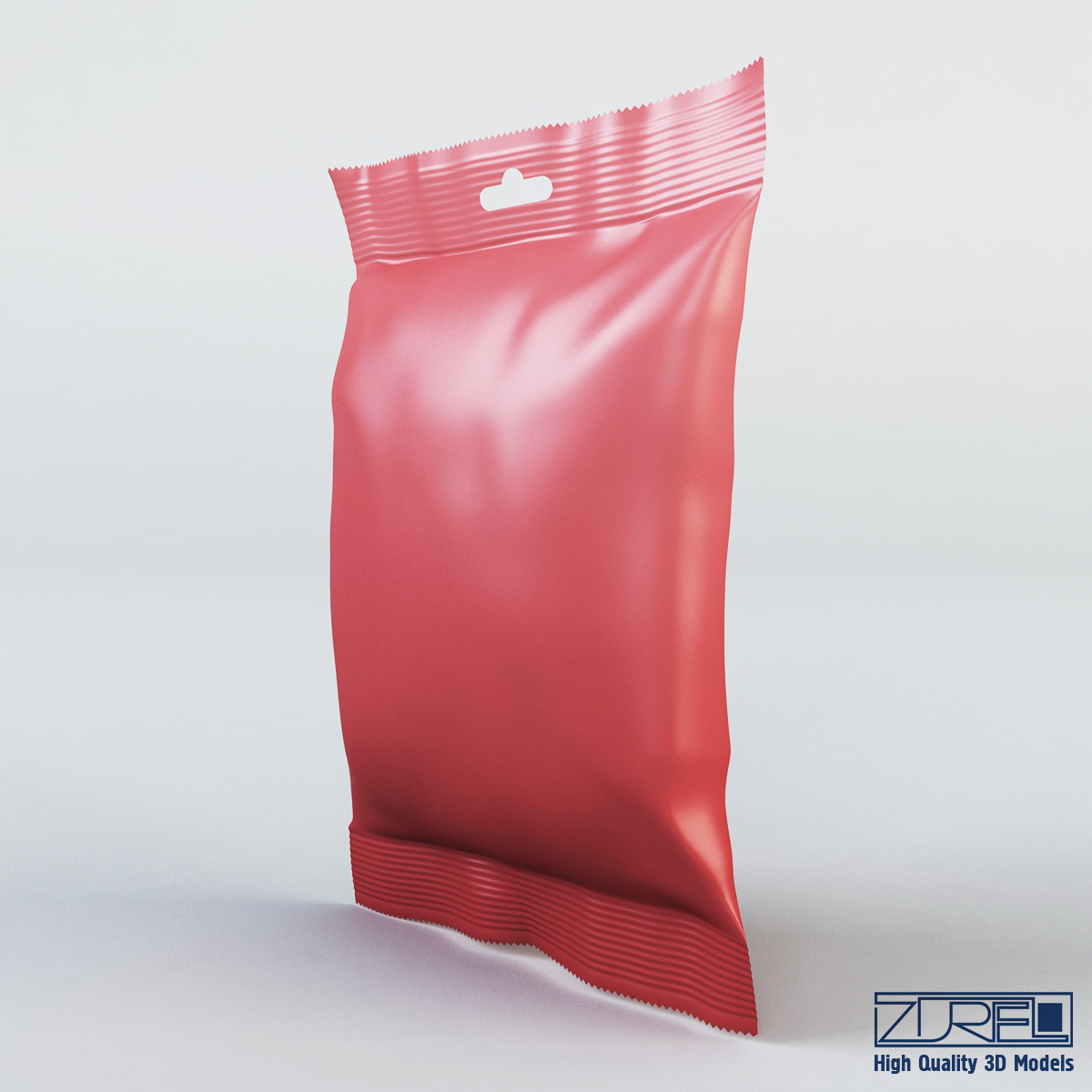 food packaging 50 grams 3d model