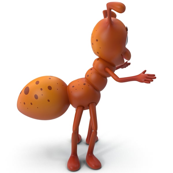 ant cartoon 3d model
