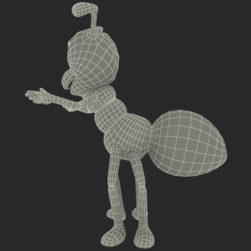 ant cartoon 3d model