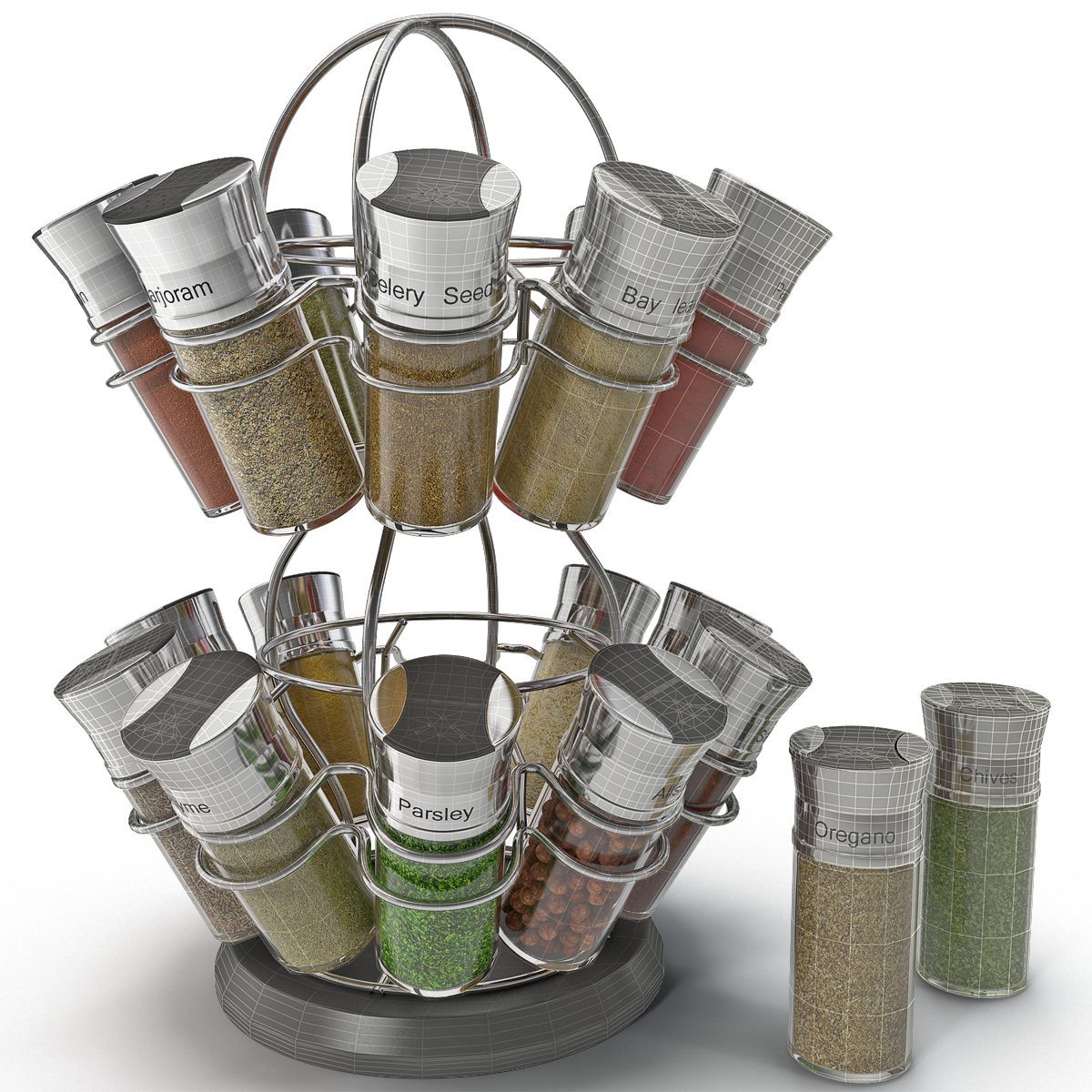 3d model spice rack