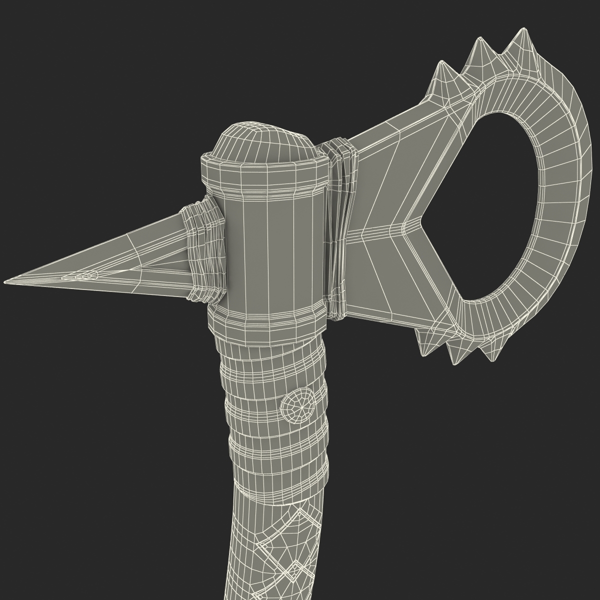 3d model tomahawk weapon