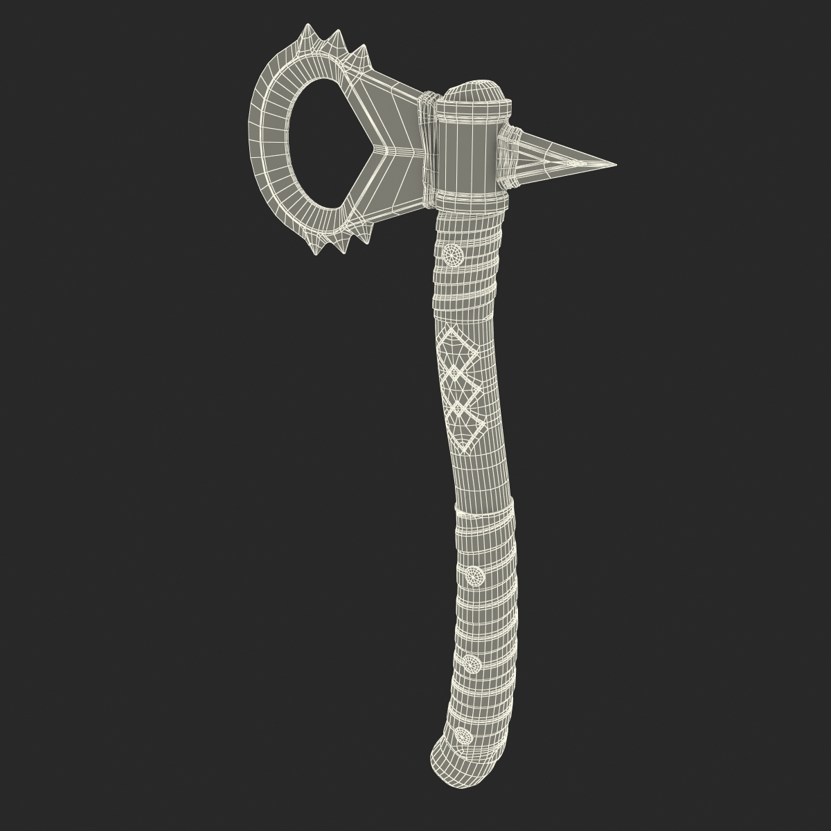 3d model tomahawk weapon