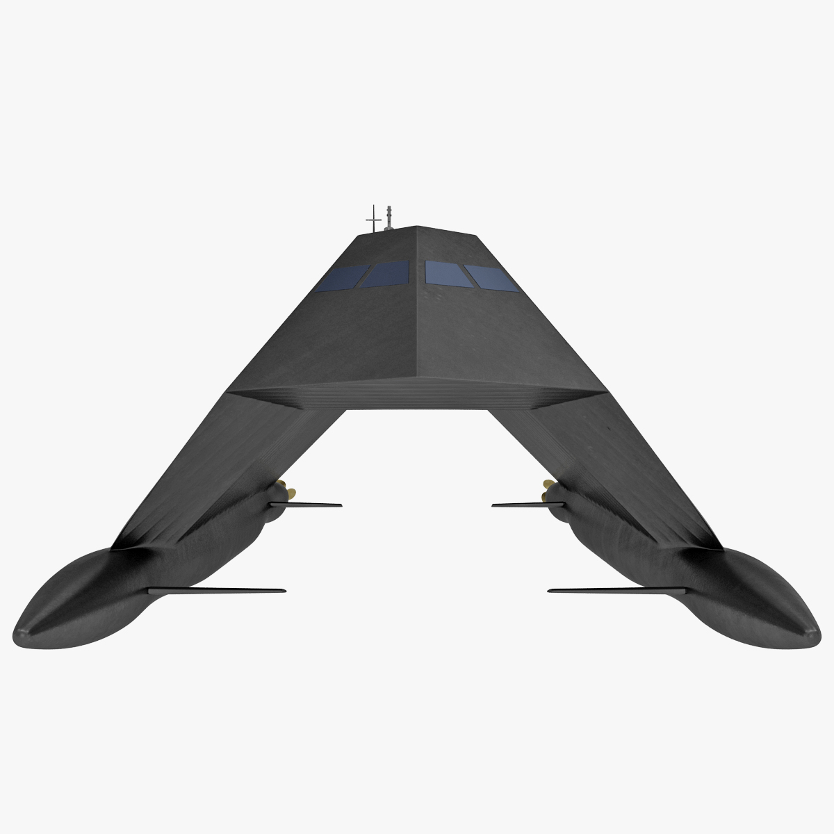 3ds max navy stealth ship sea shadow