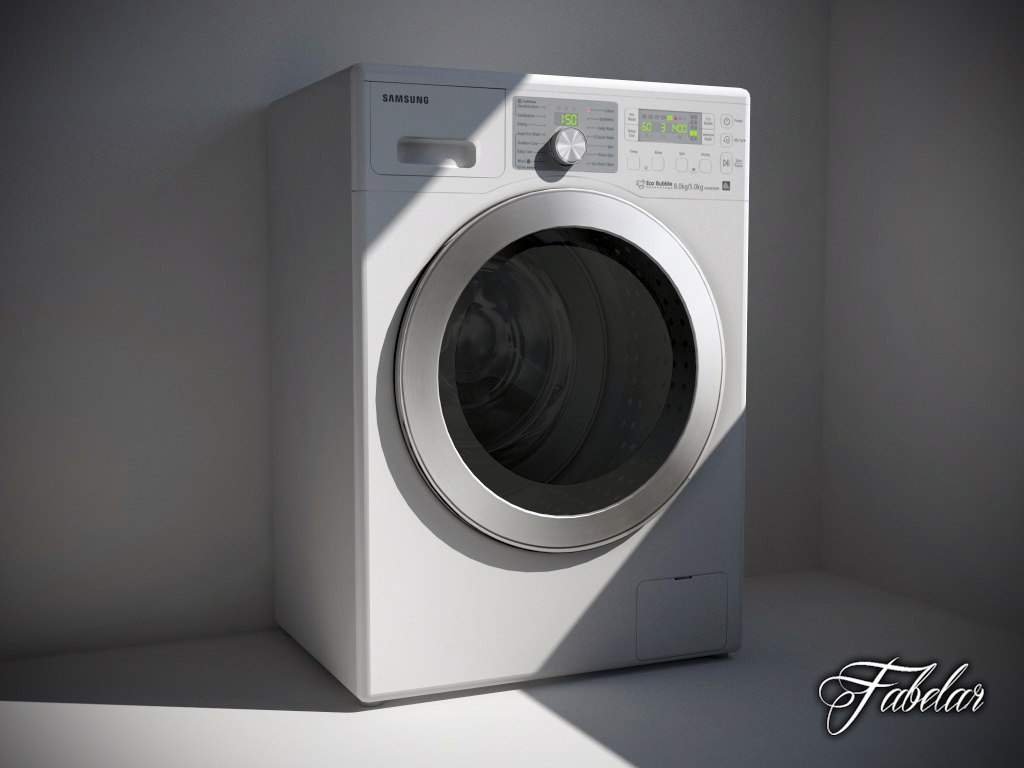 samsung washing machine 3d model