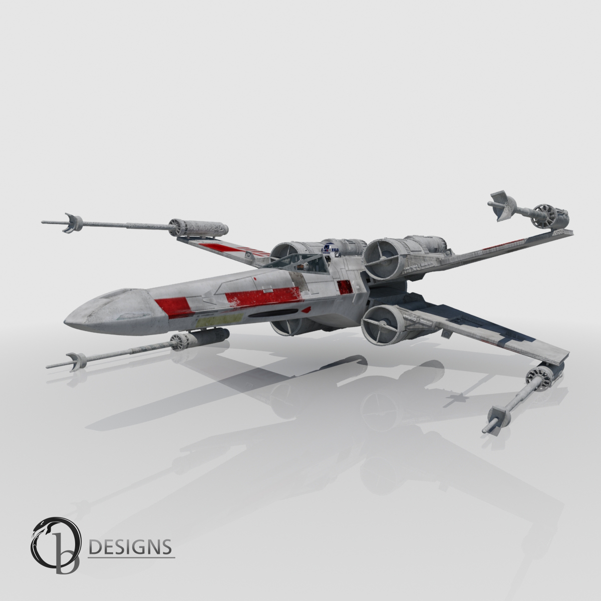 3d fighter luke skywalker