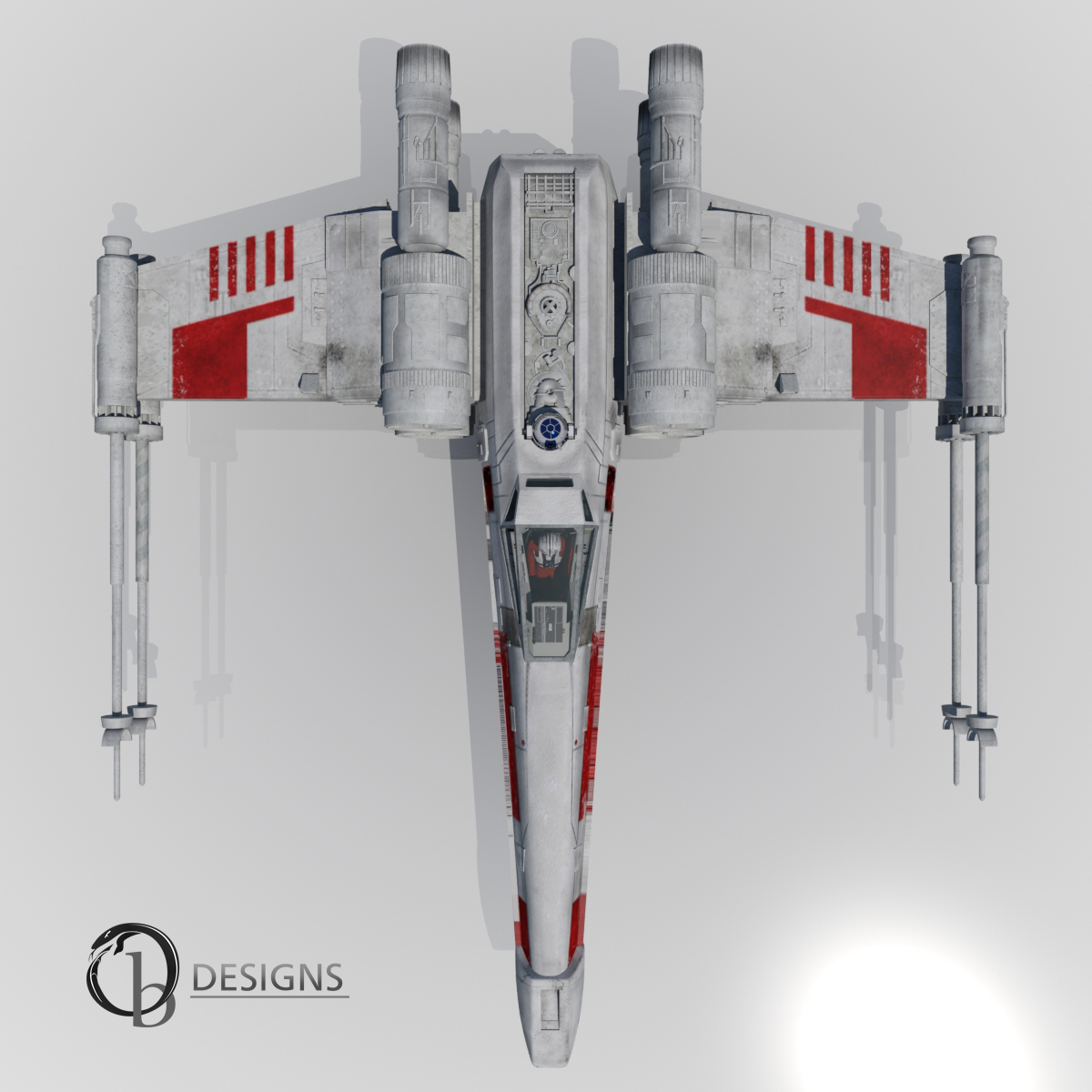 3d fighter luke skywalker