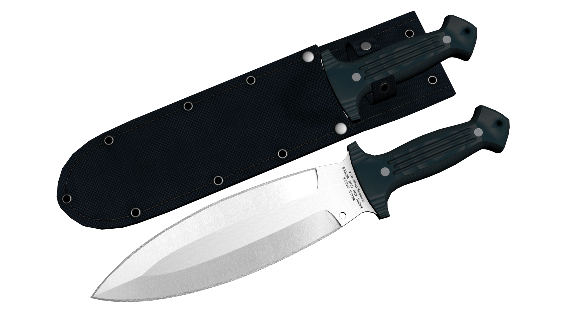 3ds max smatchet knife