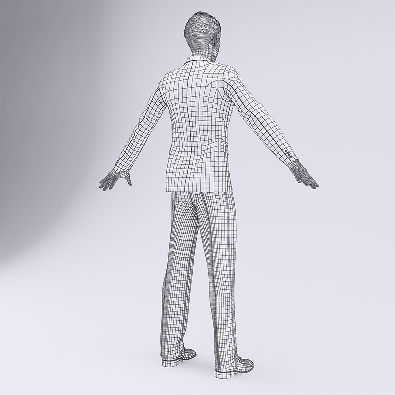 3d showroom mannequin male 04 model