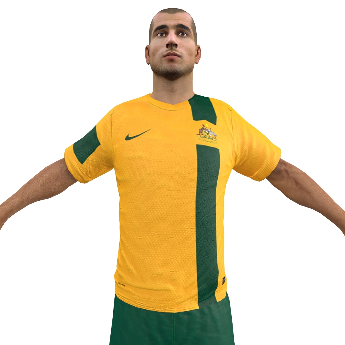 soccer player 3d max