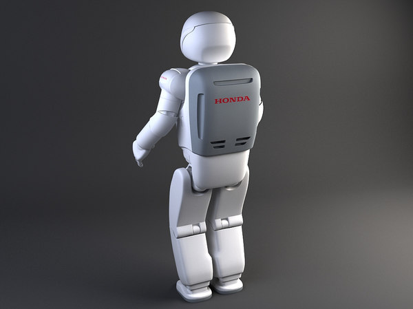 honda asimo robot 3d model