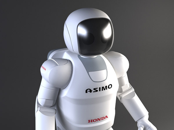 honda asimo robot 3d model