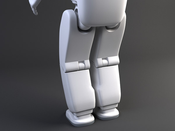 honda asimo robot 3d model