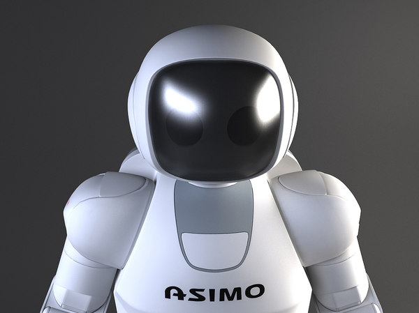 honda asimo robot 3d model