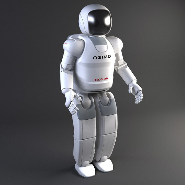 honda asimo robot 3d model