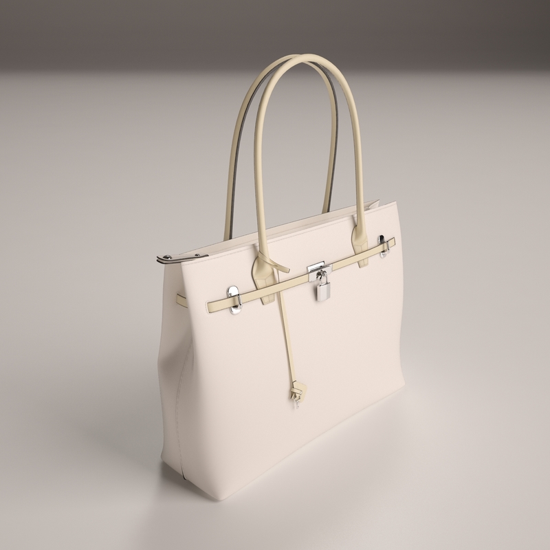3d model luxury ladies handbag