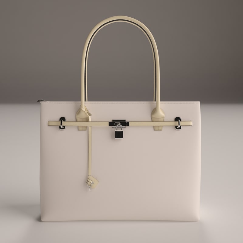 3d model luxury ladies handbag