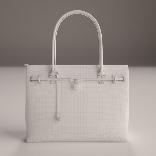 3d model luxury ladies handbag