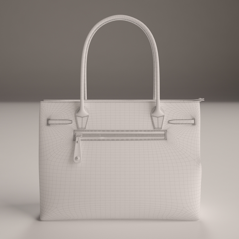 3d model luxury ladies handbag