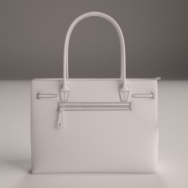 3d model luxury ladies handbag