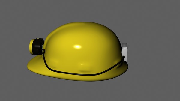 3d model ready miner helmet