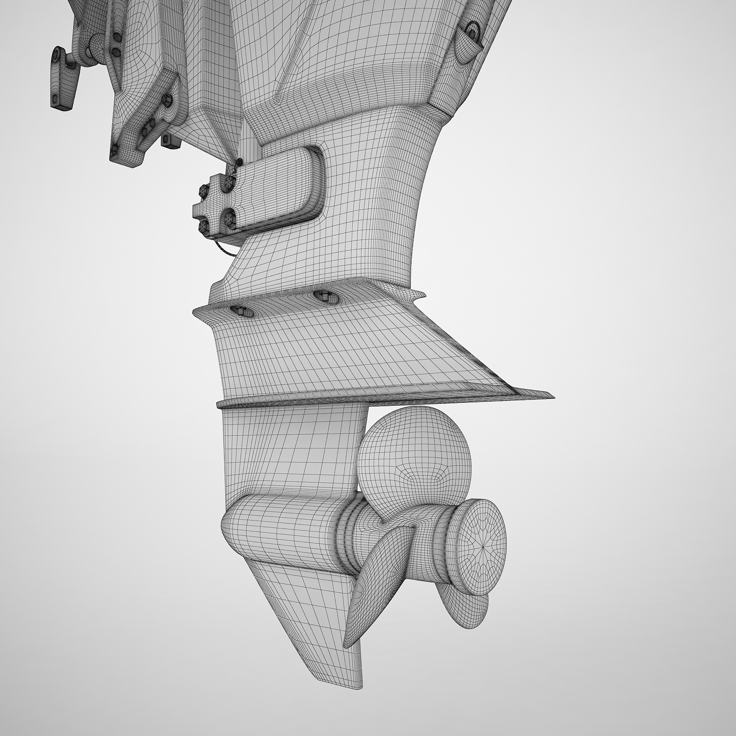 3d yamaha outboard engine model