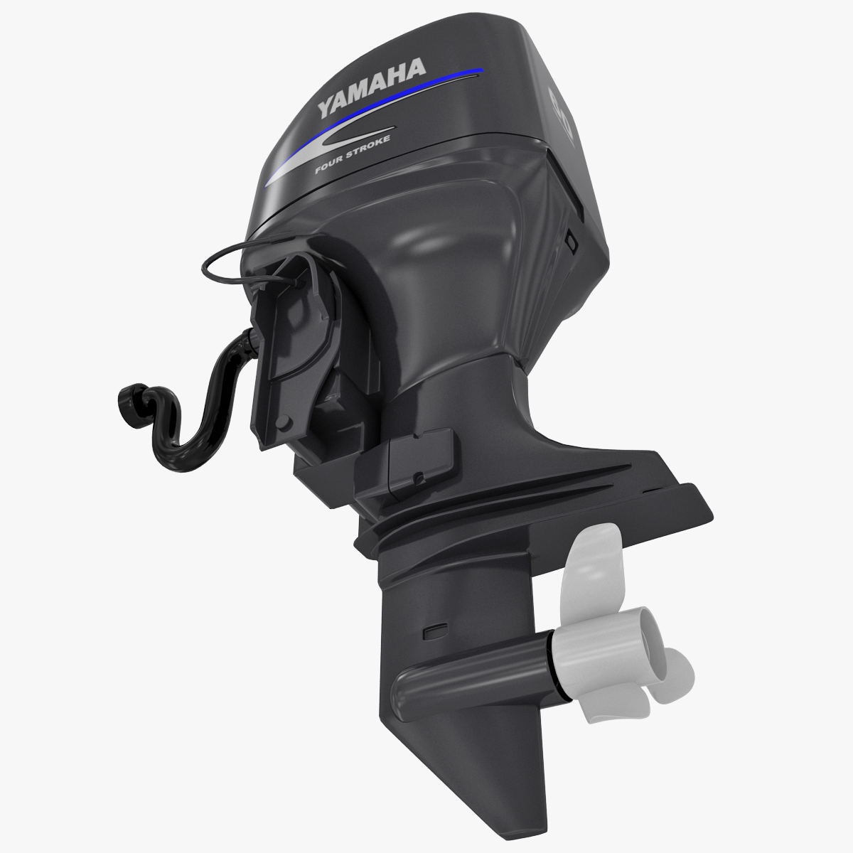 3d model outboard engine yamaha 2