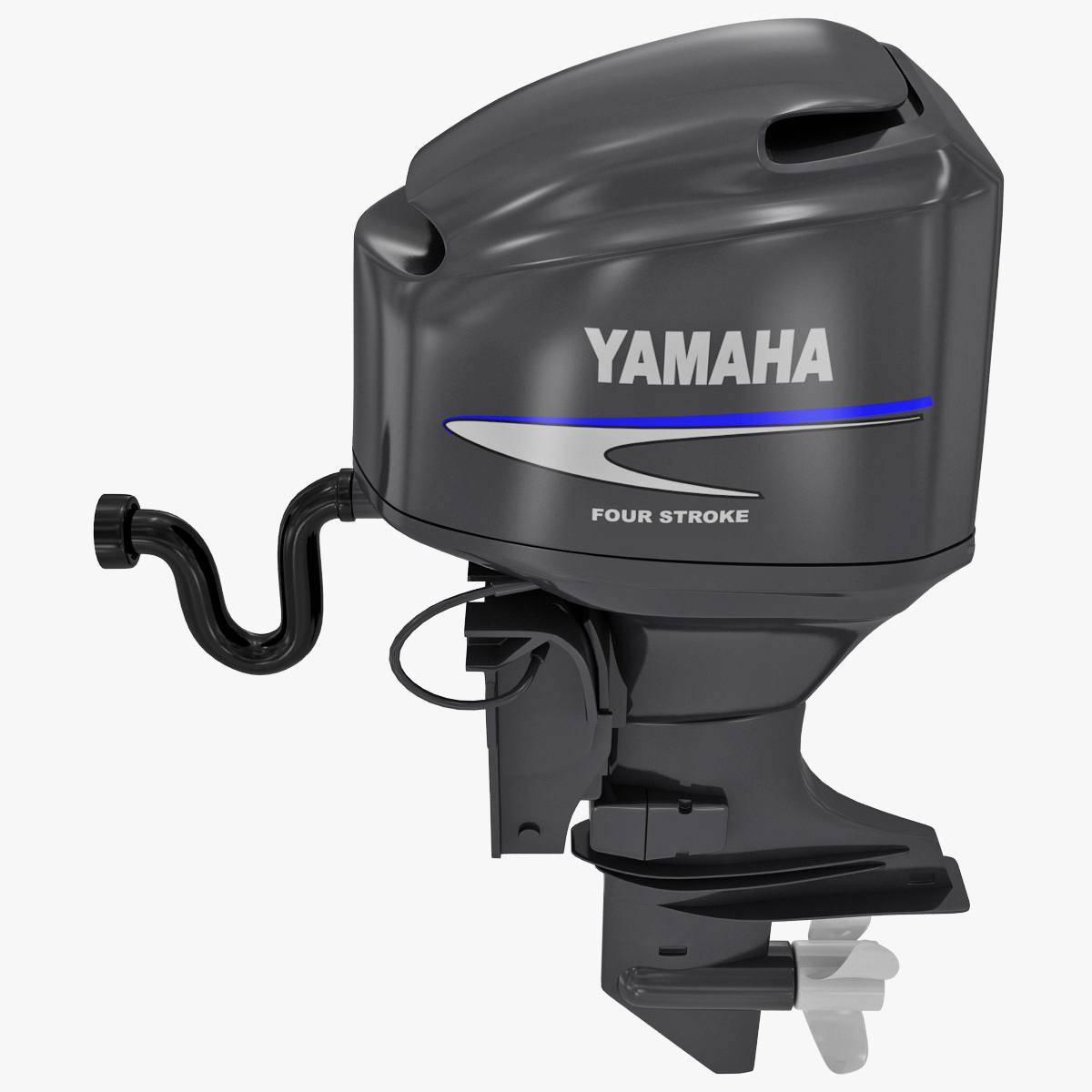 3d model outboard engine yamaha 2
