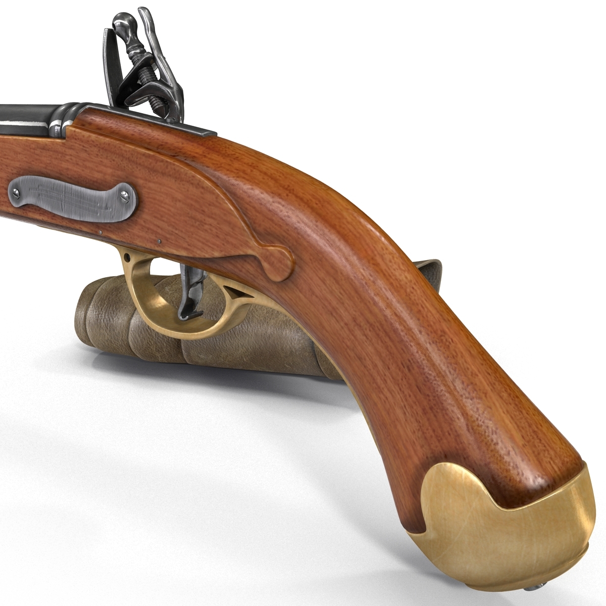 pirate pistol set 3d model