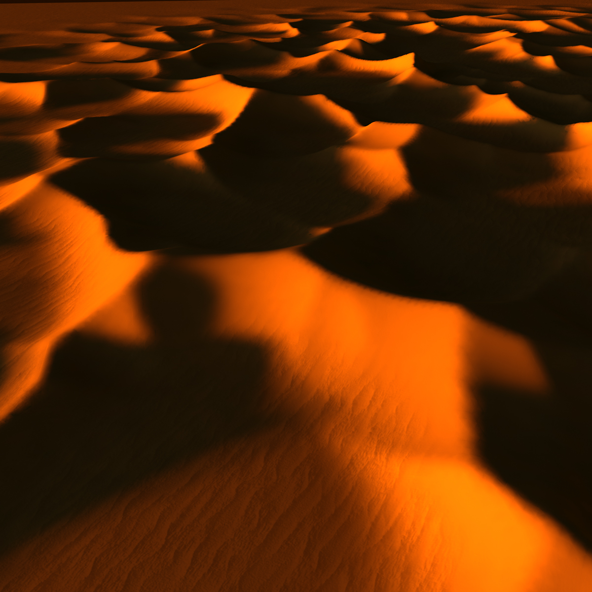 3d model sand dunes