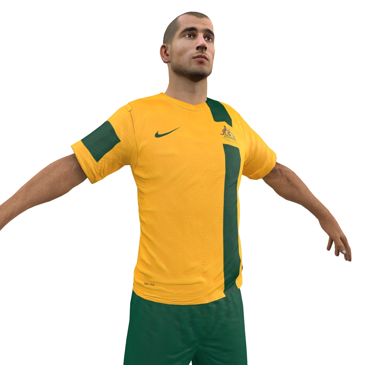 3d model soccer players