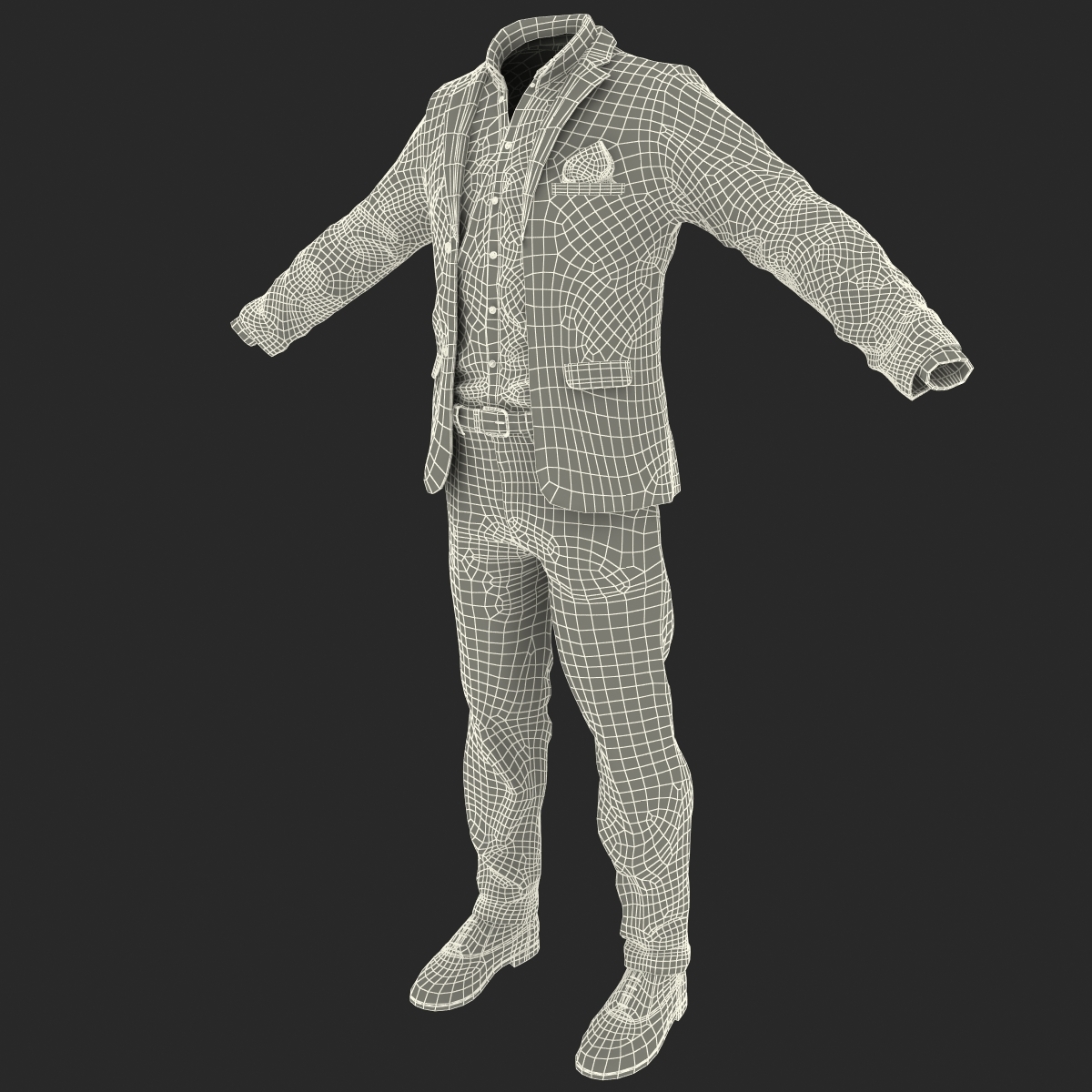 3ds max work casual clothes