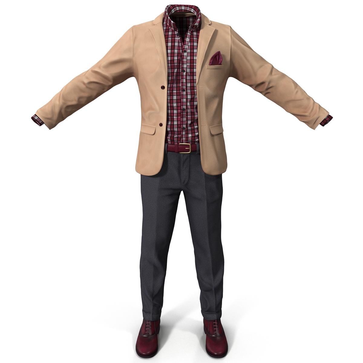 3ds max work casual clothes