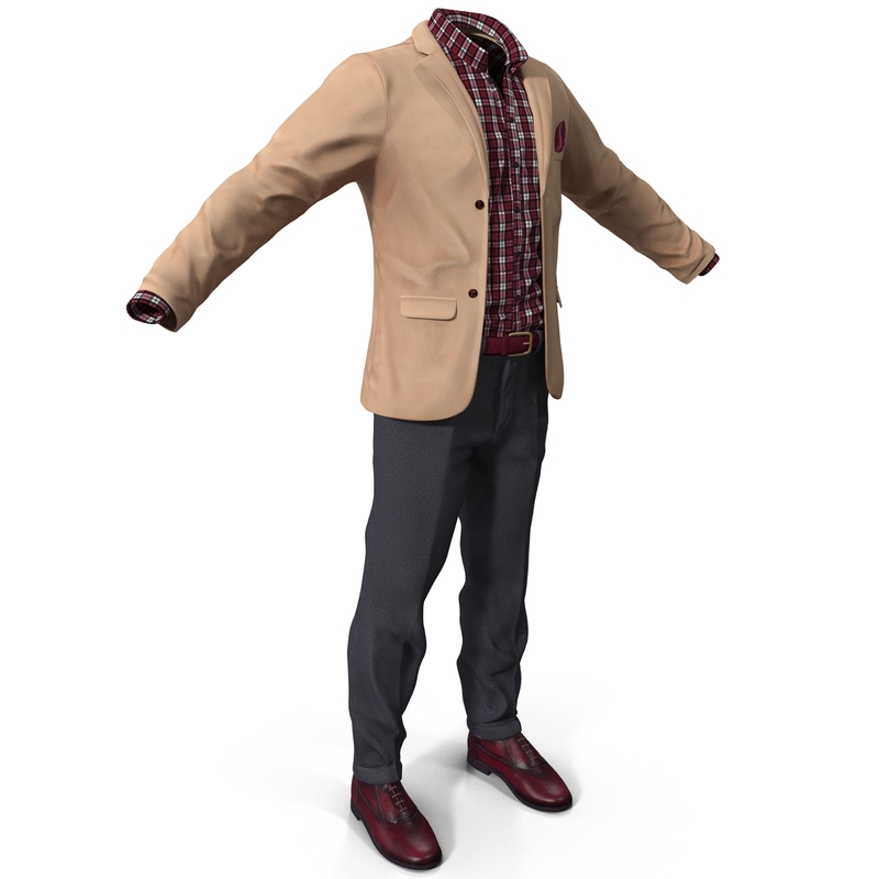 3ds max work casual clothes