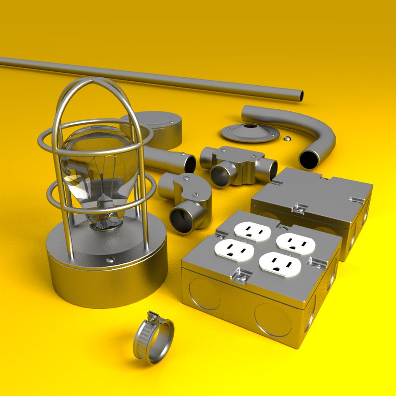 maya electrical components conduit t