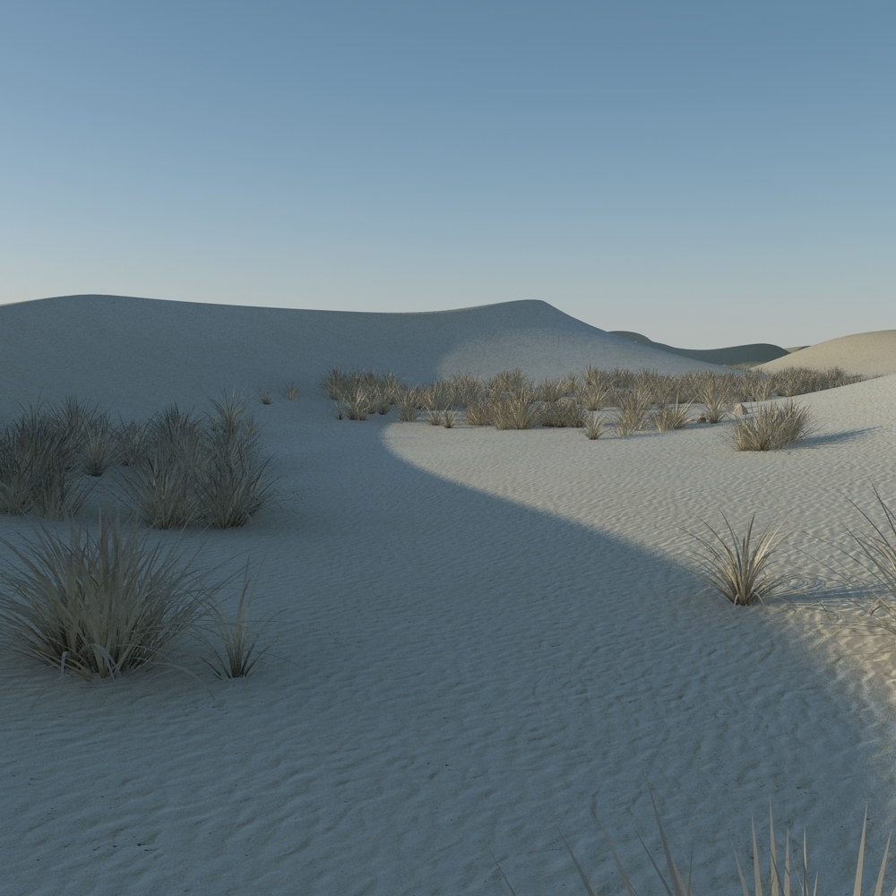 3d model desert 3