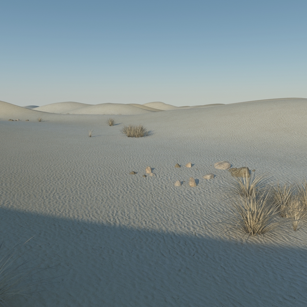 3d model desert 3