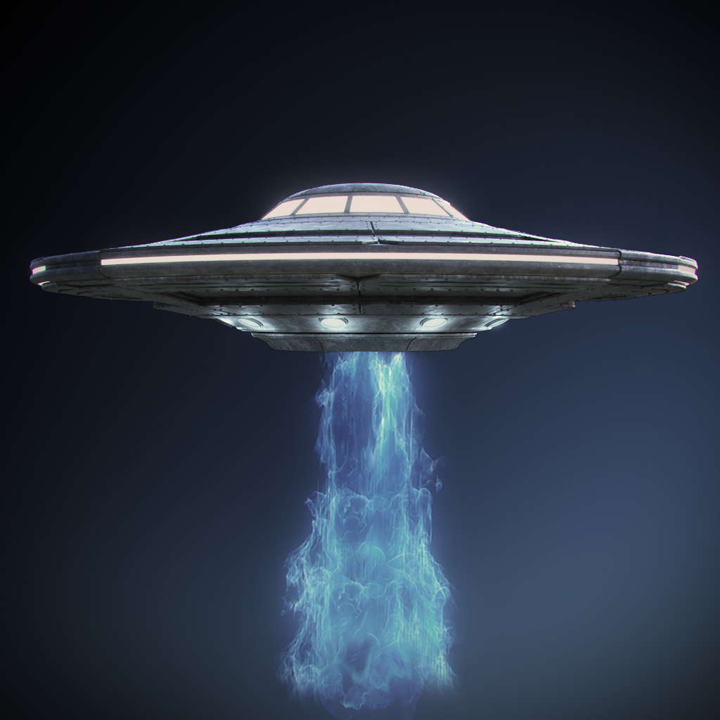3d ufo alien model